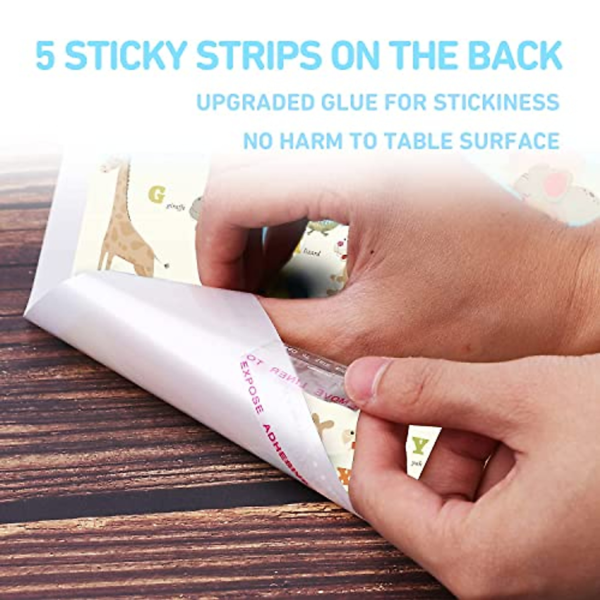 Disposable Placemats for Baby - Kids Placemat That Stick on Dining Table at Restaurant, Travel Essentials for Toddlers Table Mat - Assorted 40 Pack with 3 Designs