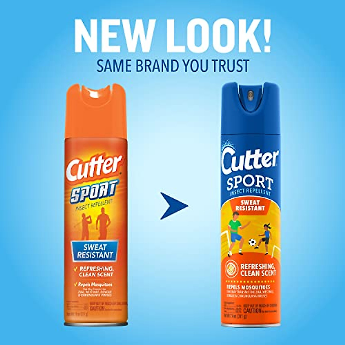 Cutter Sport Insect Repellent (Aerosol) (11 oz), Plain