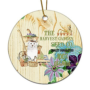 Memorial Pendant Christmas Ornaments The Dog Pet Owner Harvest Garden Seeds & Saplings Quality Quaranteed Organic Bulbs Plant Christmas Keepsake Pendant Decorations Ornament Gifts Hanging Ornament for