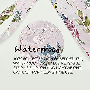 Fokongna Wet Bag, Wet Dry Bag, Makeup Bag, Toiletry Bag, Waterproof Large Capacity Travel Cosmetic Bag, Zipper Pouch for Women, Girls Mo Wife Sister Friends Baby Diaper Bag Bee Wildflower gifts