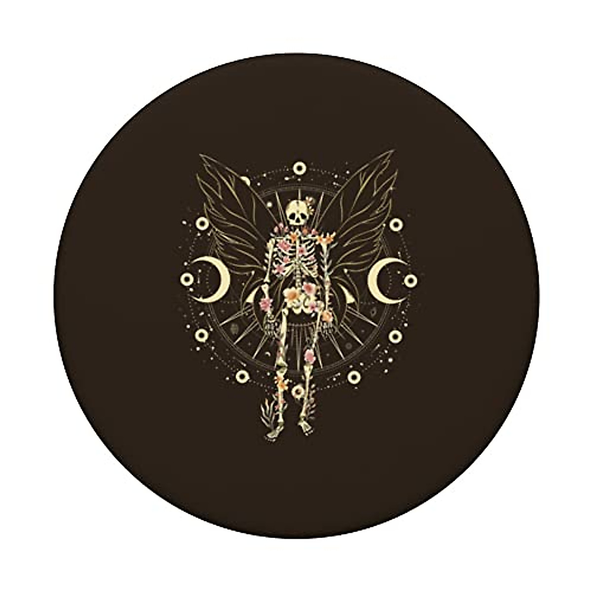 Fairy Grunge Fairycore Aesthetic Butterfly Skeleton Gothic PopSockets Swappable PopGrip