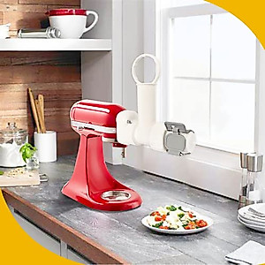 Pasta Maker Attachment for KitchenAid Stand Mixers with 6 Different Shapes of Pasta Outlet, Durable Pasta Press Attachments