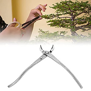 Socobeta Concave Root Cutter, Abrasion Resistant Bonsai Cutters Stainless Steel High Hardness Professional 21cm/8.27in Effective Rustproof for Gardening Tool