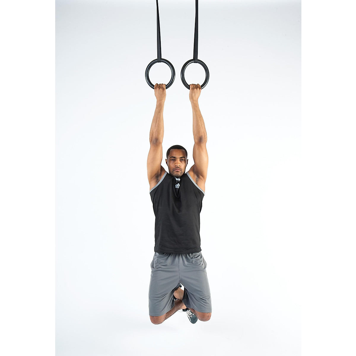 Black Mountain Products 1200lbs Rated Multi-Use Exercise Gymnastics Rings