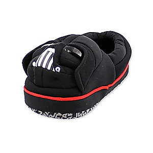 Josmo Kids Star Wars Darth Vader Toddler Boy's Plush A-Line Slippers with 3D Head (11-12 M US Little Kid, Black)