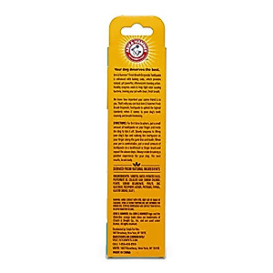 Arm & Hammer for Pets Clinical Care Dental Enzymatic Toothpaste for Dogs | Soothes Inflamed Gums | Safe for Puppies 1 Pack Fresh Breath Vanilla Ginger