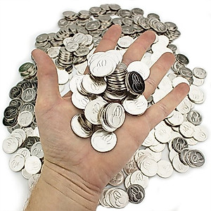 Brybelly 500-Count Cherry Slot Machine Tokens – Premium Pachislo & IGT Slot Machine Coins – Great for Casino Games & Skill Stop Slot Machines