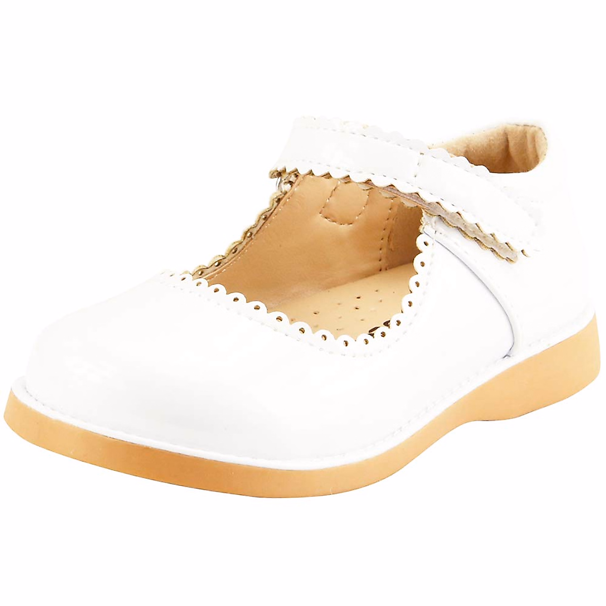 The Doll Maker Girl's Mary Jane - FBA173041B-13 White