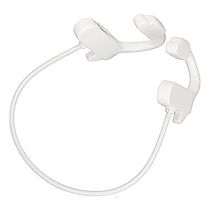 Bone Conduction Headphones, Bluetooth 5.2 Touch Control Wireless Earphone, Open Ear Headphone Sports Headphone for Running, Driving, Biking, Hiking or Driving(White)