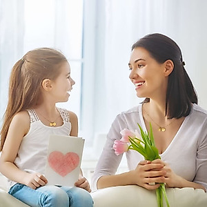 EXEINCITE Initial Necklaces for Women, 14K Gold Plated Dainty Letter C Initial J Pendant Necklace Jewelry Gifts for Women, Mothers Day Valentines Couples Gifts for Her Birthday