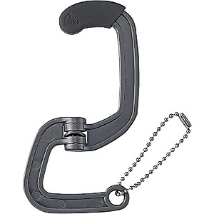 LIHIT LAB Bag Hanger, Black, 4.5 × 2.5 Inches (A7791-24)