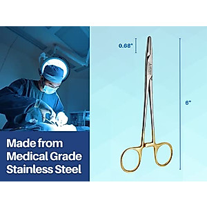 Mayo Hegar Needle Holder 6" Surgical Needle Driver with Tungsten Carbide Inserts by ARTMAN INSTRUMENTS