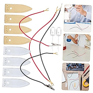 FUNOMOCYA 3 Sets Battery Experiment Anode Experiment Supplies Anode for Zinc Plating Electrode Material Copper Anode Fruit Experiment Tools Fruit Battery Experiment Anode ，