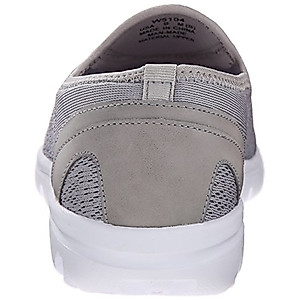 Propét Women TravelActiv Slip-On Sneaker, Silver, 9 Narrow