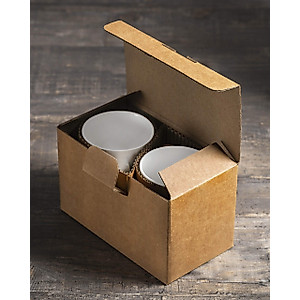 Maison d' Hermine Coffee Mug Set with Handles Fine Bone China Mug Pack of Two for Restaurant Microwave & Dishwasher Safe Perfect Gifts for Mothers Day Teacher Men & Women (Oak Leaves, 12 Ounce)