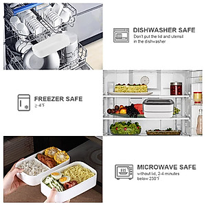 Adult Bento Box Lunch Box Large, Bento Box Japanese Lunch Box Kit with Bag & Utensils, Food Picks for Bento Box Containers, Stackable Bento Box for Adults, Microwave Bento Boxes BPA-free Food Safe