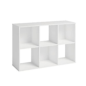 Sauder 6-Cube - 1/2" Construction, White Finish