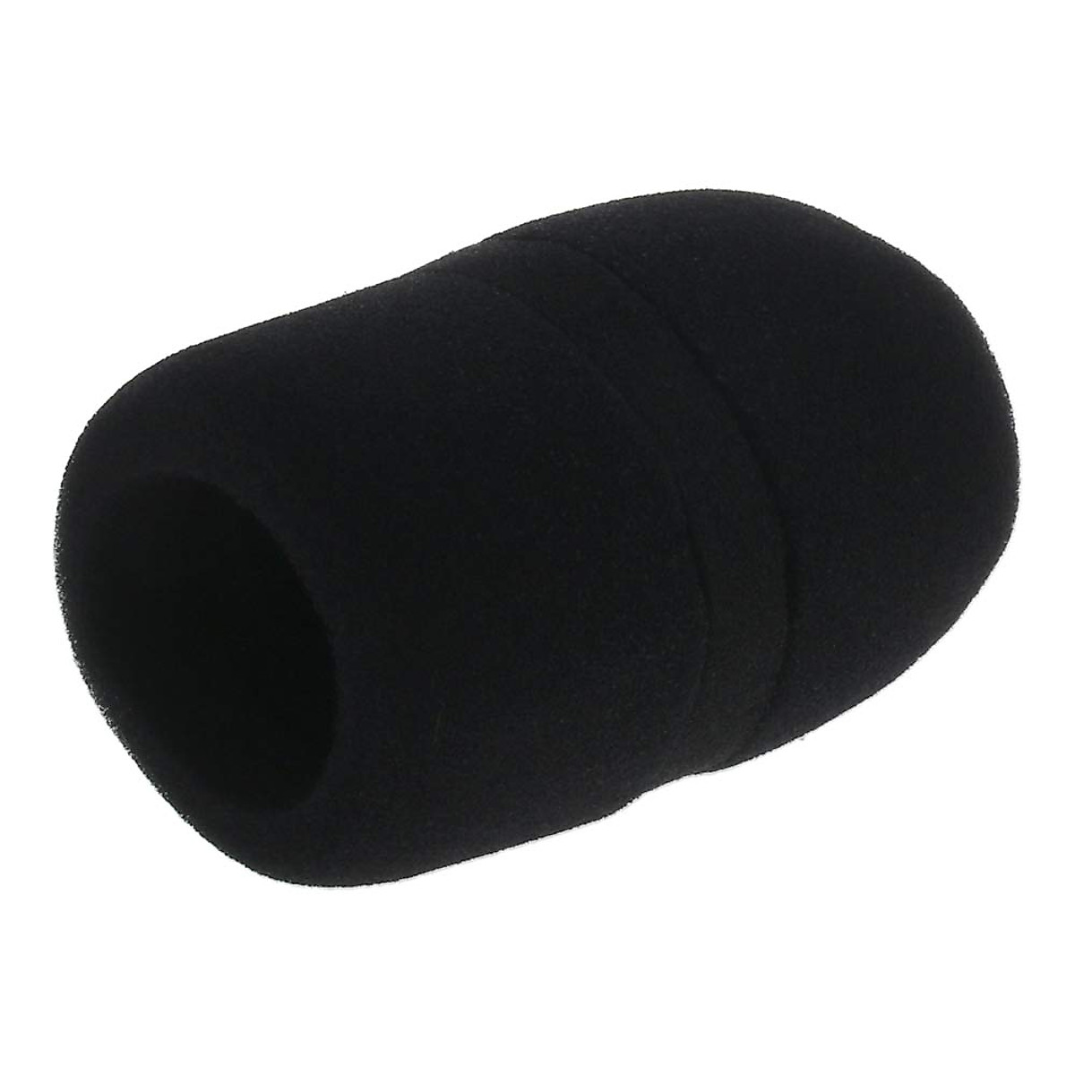 Fielect 10Pcs Microphone Covers Foam Mic Covers Thick Handheld Stage Microphone Windscreen Foam Cover Black for KTV, Dance Ball, Conference Room, News Interviews