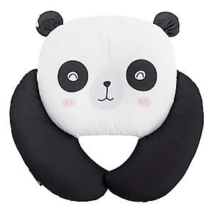 BabyMoor Baby Cooling Pad - Bear Liner Seat Pad for Car, Multifunctional Seat Stroller Insert, Breathable Pillow Head Rest, Black