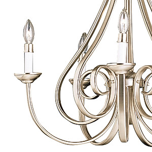 Kichler Dover 24.5" 5 Light Chandelier in Brushed Nickel