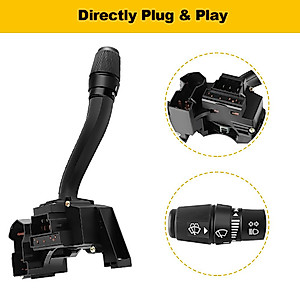 OCPTY Multi-Function Combination Switch Turn Signal Switch Replacement Parts fits for 2000-2003 for Ford F150 2002-2003 Lincoln 1999-2003 Mazda B2300 B2500 B3000 B4000 1999-2001 Mercury Mountaineer
