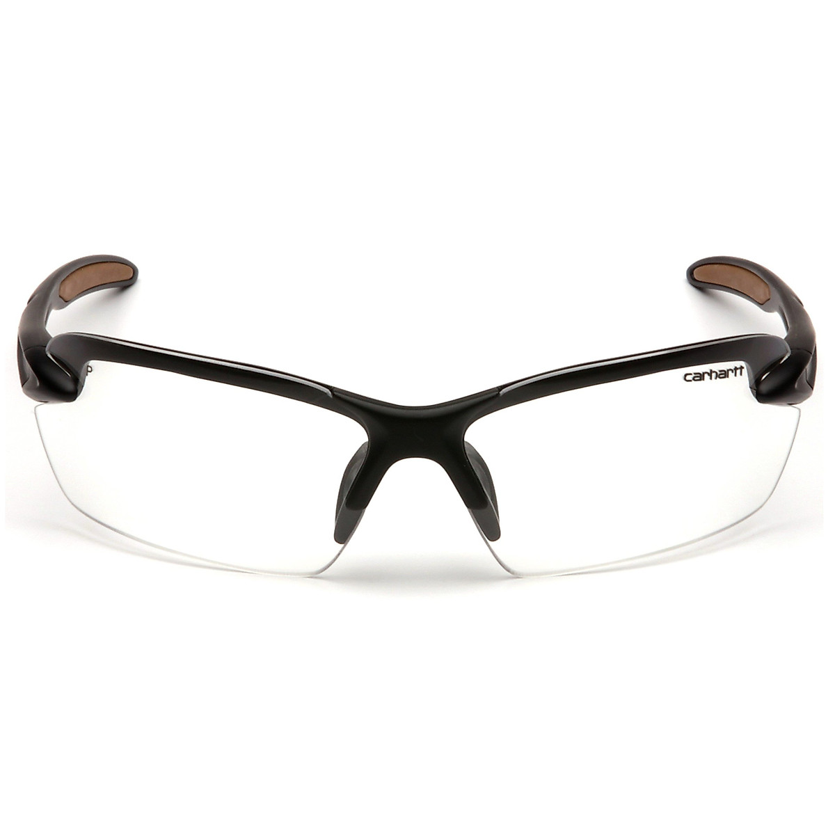 Pyramex Safety Products CHB310D Carhartt Spokane Safety Glasses, Clear Lens with Black Frame, Clear