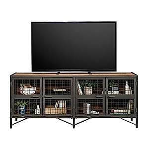 Sauder Boulevard Café Credenza, For TV's up to 70", Vintage Oak finish