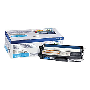 Brother Genuine TN315BK, TN315C, TN315M, TN315Y High Yield Color Laser Black, Cyan, Magenta and Yellow Toner Cartridge Set