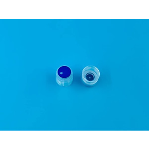 LUERFLEX 5ML External Thread Self-Standing Cryogenic Vials with Silicone Washer Seal,EO Sterile, Pack of 100