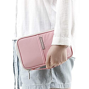 VanFn Passport Wallets and Cosmetic Bags, Makeup Bag Cosmetic Bag for Women Cosmetic Travel Makeup Bag Large Travel Toiletry Bag for Girls Make Up Bag Brush Bags Toiletry Bag