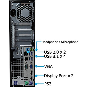 HP 600 G2 ProDesk SFF Desktop, Intel Quad-Core i5 6500 Upto 3.6GHz, 16GB RAM, 512GB SSD, HD Graphics 530 4K / 3-Monitor Support, Wi-Fi, Bluetooth, HDMI, DisplayPort - Windows 10 Pro (Renewed)