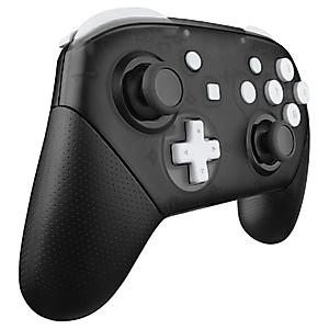 eXtremeRate White Repair ABXY D-pad ZR ZL L R Keys for Nintendo Switch Pro Controller, DIY Replacement Full Set Buttons with Tools for Nintendo Switch Pro - Controller NOT Included