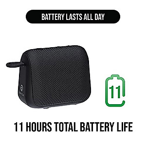 Raycon Everyday Speaker with Microphone IP67 Dustproof and Waterproof TWS Multilink Bluetooth 5.0 Portable Outdoor Wireless Speaker for Home, Outdoors, Travel (Carbon Black)