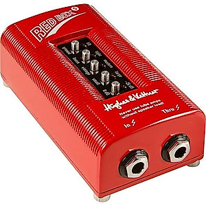 Hughes & Kettner Red Box 5 Guitar Cabinet Simulator with 6" Patch Cable R Angle (2-Pieces) Bundle