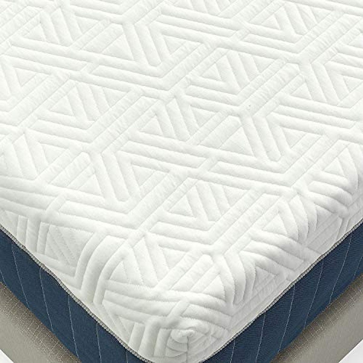 Blissful Nights Premium Adjustable Bed Frame and 12 Inch Hybrid Gel Infused Memory Foam Mattress Medium Soft Feel CertiPUR-US Certified (Split Cal King)