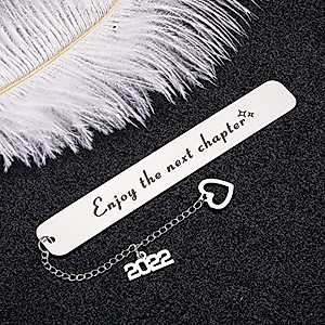 Bookmark Gift for Book Lover Inspirational Christmas 2022 Graduation Birthday Retirement Stocking Stuffers Gift for Women Men Boys Girls Senior Boss Coworker Leaving Promotion New Dad Mom Gift