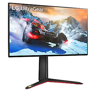 LG 27GP95R-B 27” Ultragear UHD (3840 x 2160) Nano IPS Gaming Monitor w/1ms Response Time & 144Hz Refresh Rate, NVIDIA G-SYNC Compatible & AMD FreeSync Pro, Adjustable Tilt, Height, Swivel & Pivot