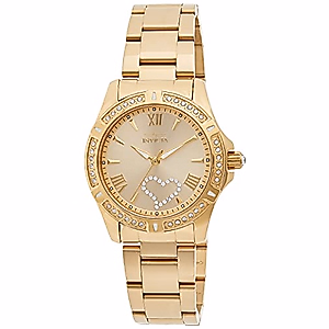 Invicta Women's 21384 Angel Analog Display Quartz Gold Watch