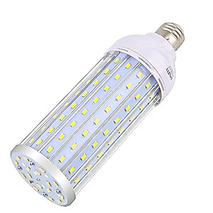 Intpro 60W LED Corn Light Bulb Lamp, 6000LM E26/E27 6000K 85V~265V super bright light for Indoor Large Area, garage barn Workshop Warehouse Factory Porch Backyard High Bay Street Outdoor