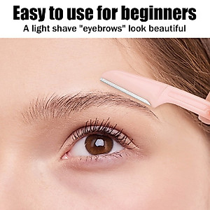 MENFENG 3 pack Eyebrow razor | cheek face hair remover peach fuzz razor | dermaplaning blades for face | dermaplaning blades | women trimmer shaving grooming set | Face Razors for Women and Men