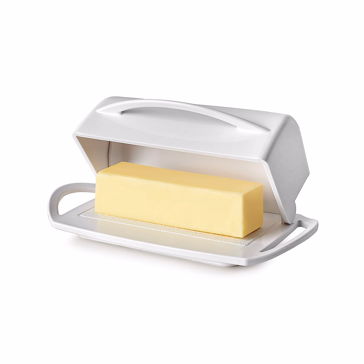 Better Dish Flip Top Butter Dish without Spreader (White)