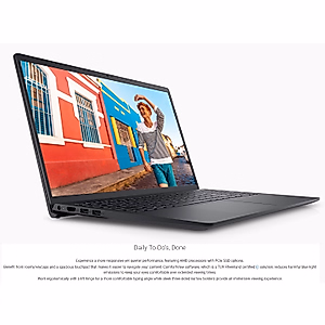 DELL Newest Inspiron 15 Business Laptop, 15.6" Full HD LED, AMD Ryzen 5 5500U, 8G RAM,512GB SSD, Webcam, WiFi, Win 11 Pro, SD Card Reader, Long Battery Life, Carbon Black