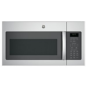 GE JVM6172SKSS 1.7 Cu. Ft. Over-The-Range Microwave Oven, Stainless Steel