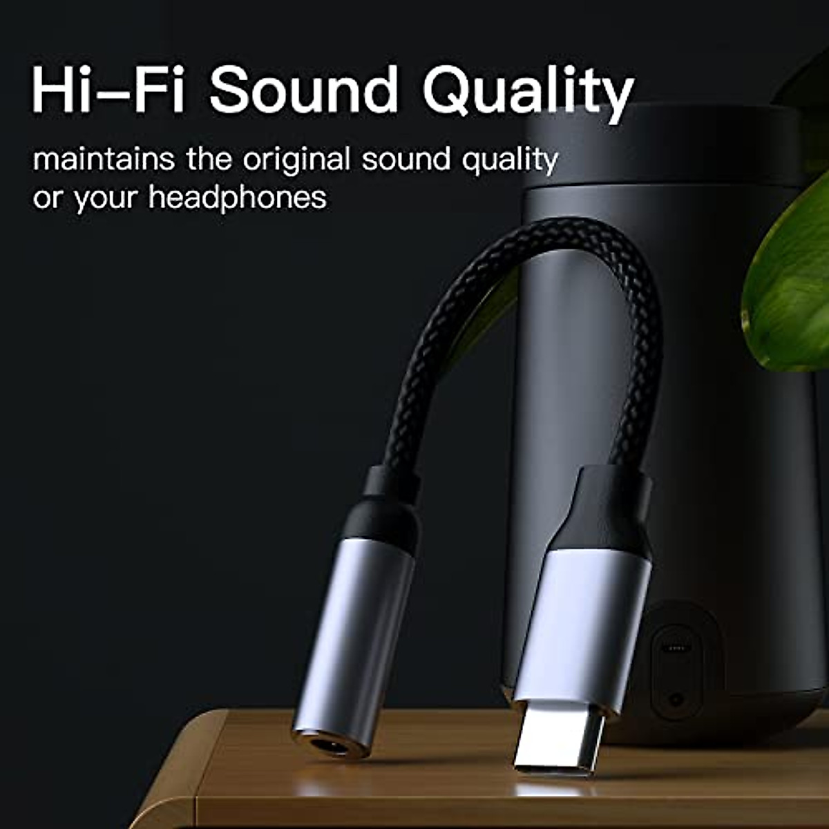 Sonzoll USB C to 3.5mm Audio Adapter (2 Pack) USB Type C to AUX Headphone Jack Hi-Res DAC Cable Adapter for Pixel 4 Samsung Galaxy S21 S20 Ultra S20+ Note 20 OnePlus 7T and More