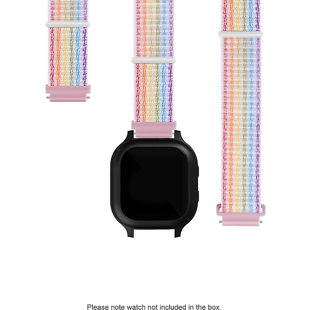 JMsmilestore Nylon Band Replacement 20mm for Gizmo Watch 3,2,1- Gabb Watch - Replacement Gabb Watch Bands for Boys and Girls (Light Green)