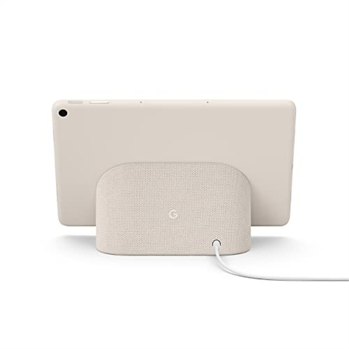 Google Pixel Tablet with Charging Speaker Dock - Android Tablet with 11-Inch Screen, Smart Home Controls, and Long-Lasting Battery - Porcelain/Porcelain - 128 GB