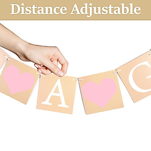 SUNBEAUTY Natural It's A Girl Banner Baby Boy Shower Decorations Baby Shower Girl It's A Girl Sign Baby Gender Show Party Favors Pregnancy Announcement