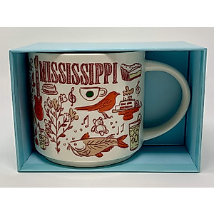 Starbucks MISSISSIPPI BEEN THERE SERIES ACROSS THE GLOBE COLLECTION Ceramic Coffee Mug