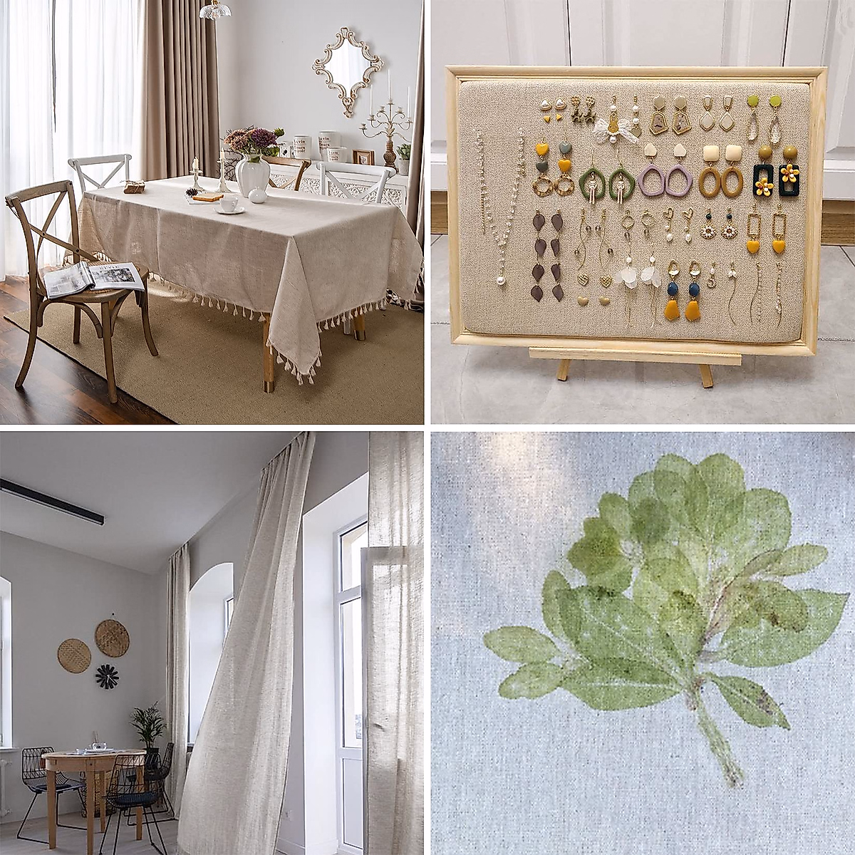 Linen Embroidery Fabric, Quilting Fabric Cloth Garments Crafts Accessories Square Embroidery Cloth, 20 by 62-Inch(Pink)