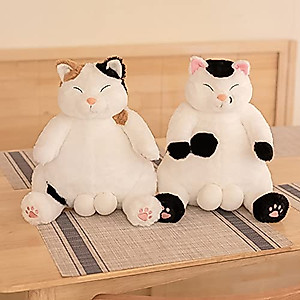 OOPSHANA Stuffed Animal Pillows, Cute Lazy Cat Plush Toys, Stuffed Plush Dolls, Gifts for Friends